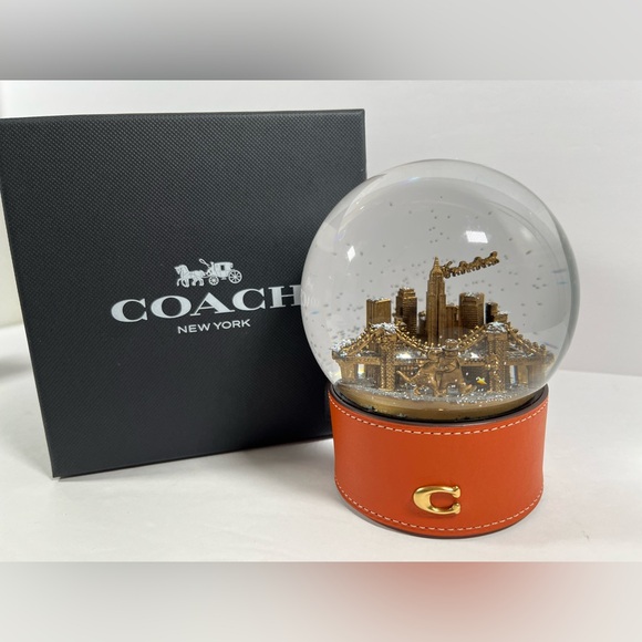 Coach | Other | Coach Snow Globe With Rexy And Snowman Nib | Poshmark